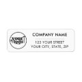 Business Return Address Labels with Custom Logo | Zazzle