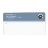 Business Round Logo Mailing Shipping Labels | Zazzle