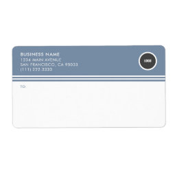 Business Round Logo Mailing Shipping Labels | Zazzle