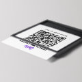 Business Scan To Pay Zelle QR Code Wall Peel And Stick Photo Tile | Zazzle