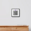 Business Scan To Pay Zelle QR Code Wall Peel And Stick Photo Tile | Zazzle