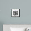 Business Scan To Pay Zelle QR Code Wall Peel And Stick Photo Tile | Zazzle