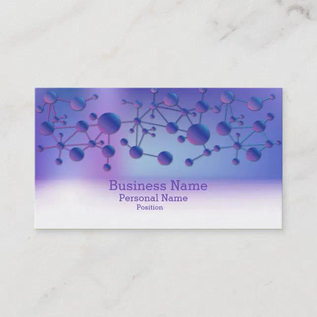 Business Science Laboratory Elegant Modern Business Card | Zazzle