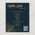 Business Service Menu Esthetician Qr Code Flyer | Zazzle