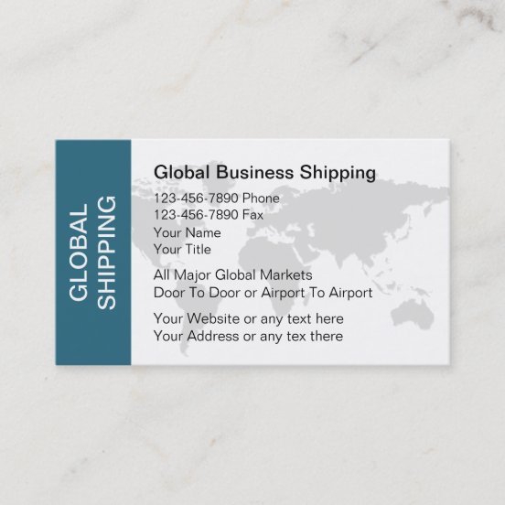 Cargo Ship Business Cards - Business Card Printing | Zazzle