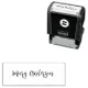 Business Signature "Cursive" Name Script Template Self-inking Stamp ...