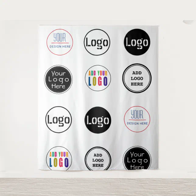 Business Step & Repeat Banner Tapestry | Zazzle