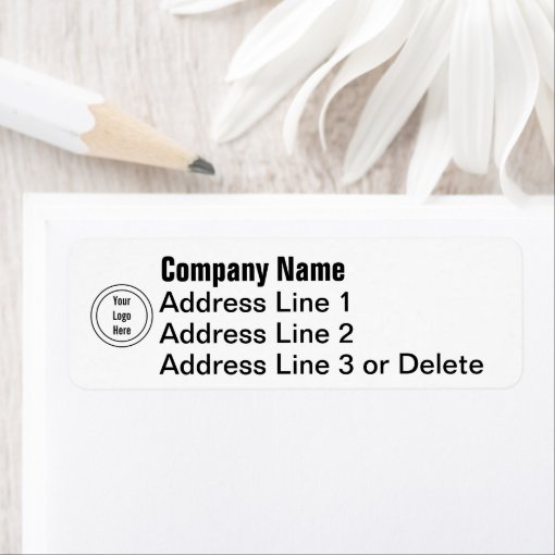Business Template Your Logo Here Label | Zazzle