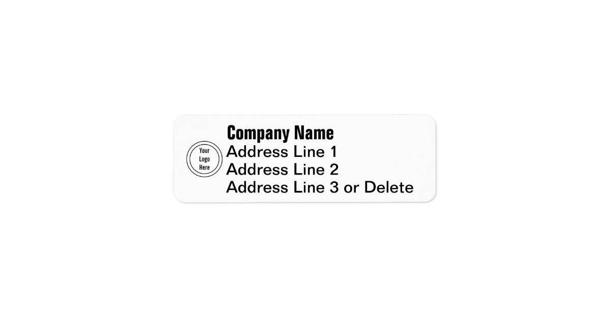 Business Template Your Logo Here Label | Zazzle