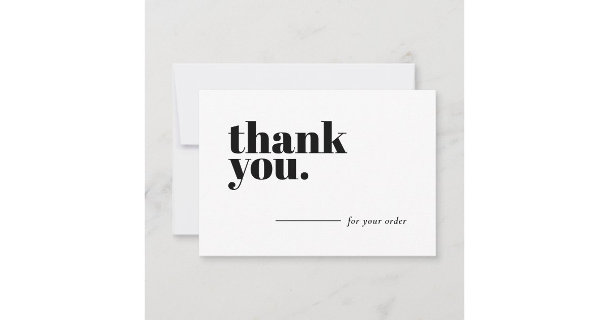 Business Thank You Cards Customer Appreciation | Zazzle