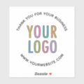 Asset ID Logo | Property of Company Business Sticker | Zazzle
