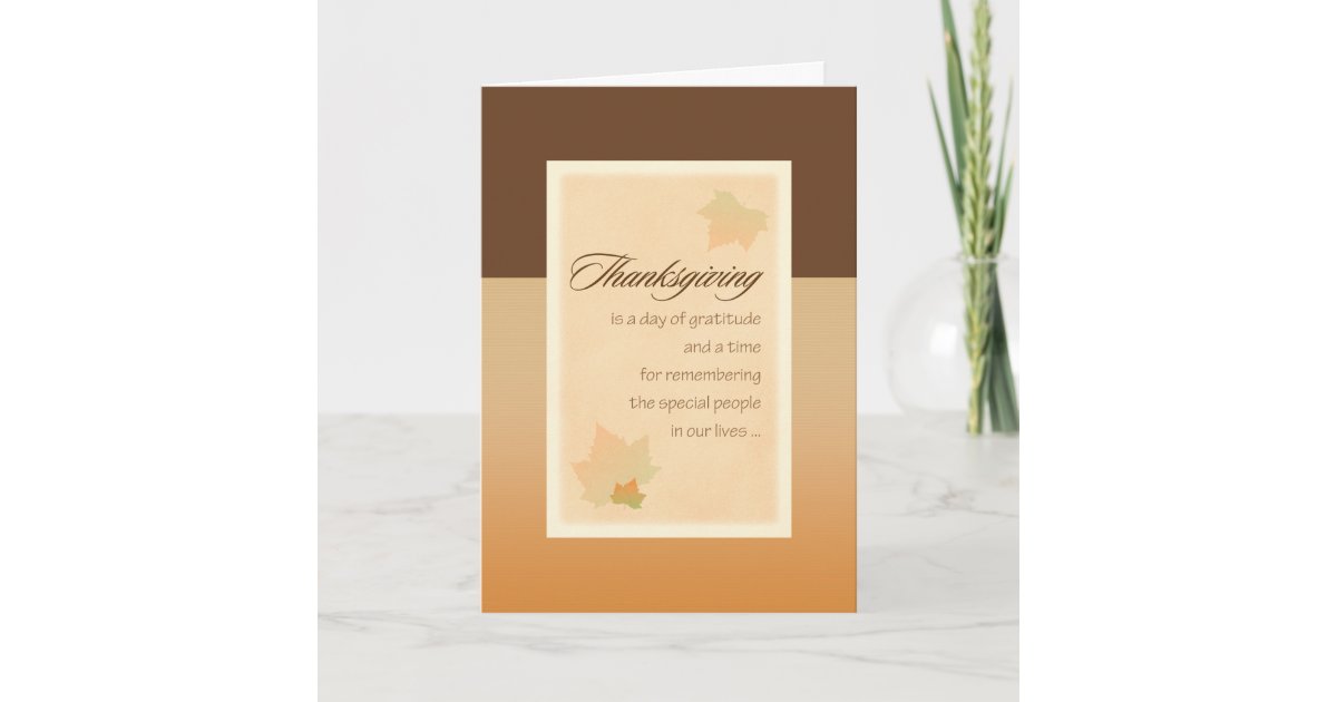 Business Thanksgiving Card | Zazzle.com