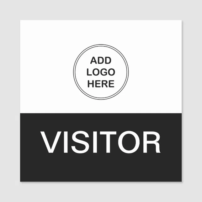 Business Visitor Name Tag | Zazzle