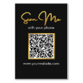 Business | Wedding QR Code Table Card | Zazzle