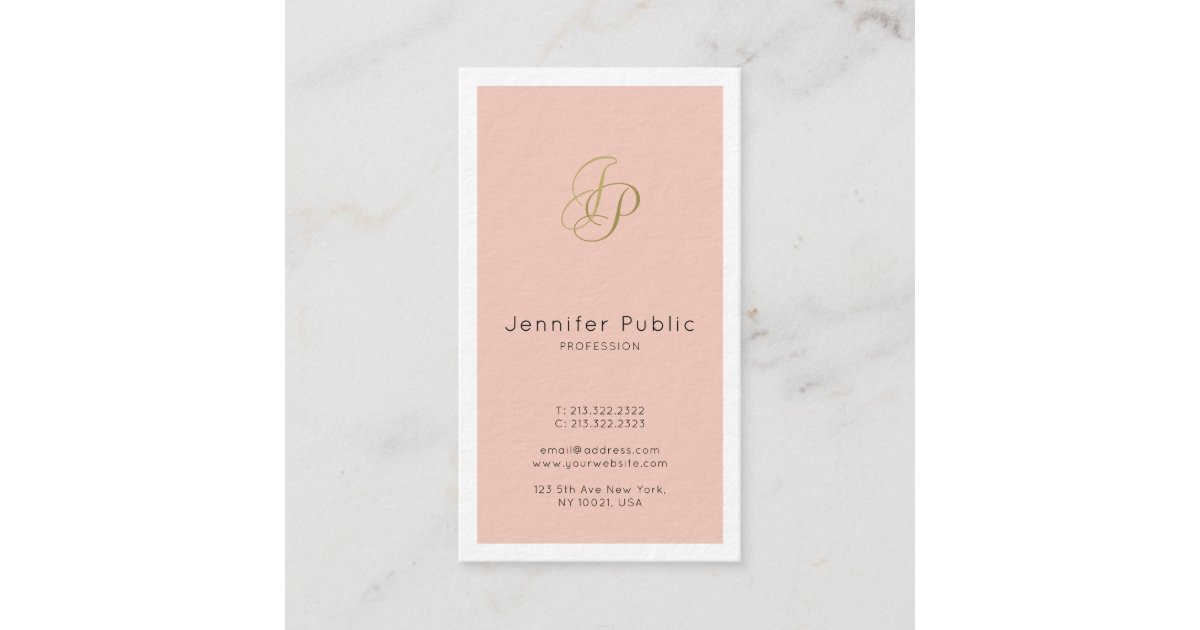 Businesswoman VIP Ceo Director Stylish Luxury Business Card | Zazzle