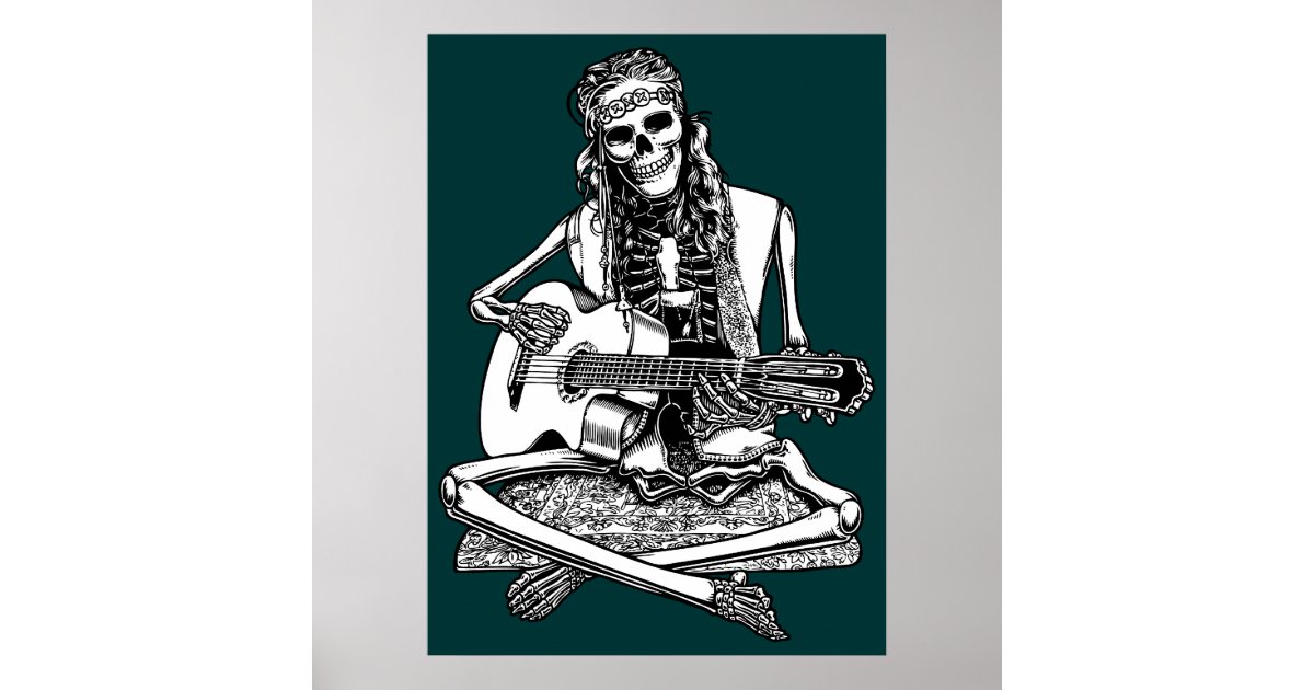 Busker Bones II Poster | Zazzle