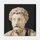 Bust of Marcus Aurelius Square Sticker | Zazzle.com
