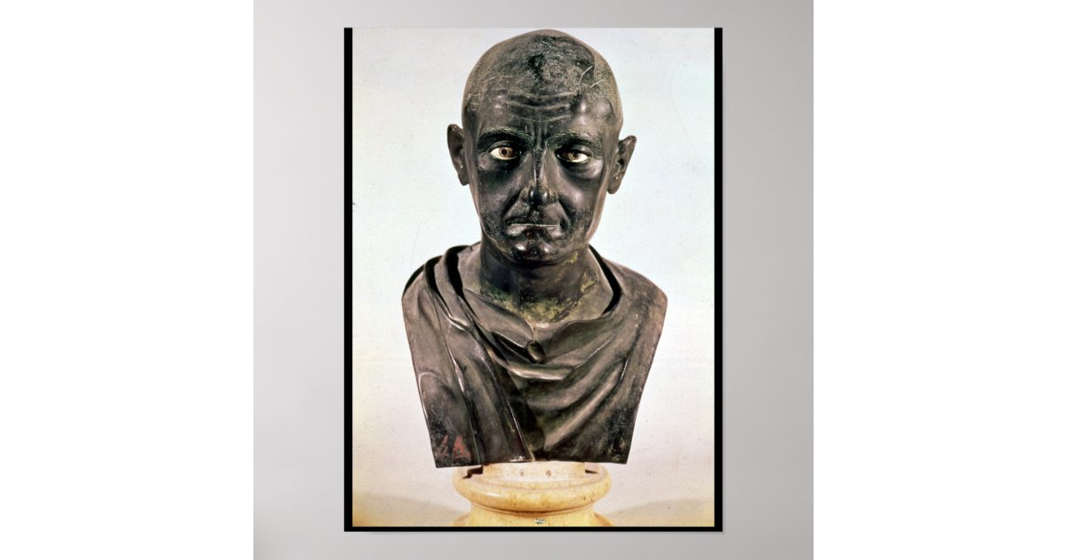 Bust of Publius Cornelius Scipio 'Africanus' Poster | Zazzle