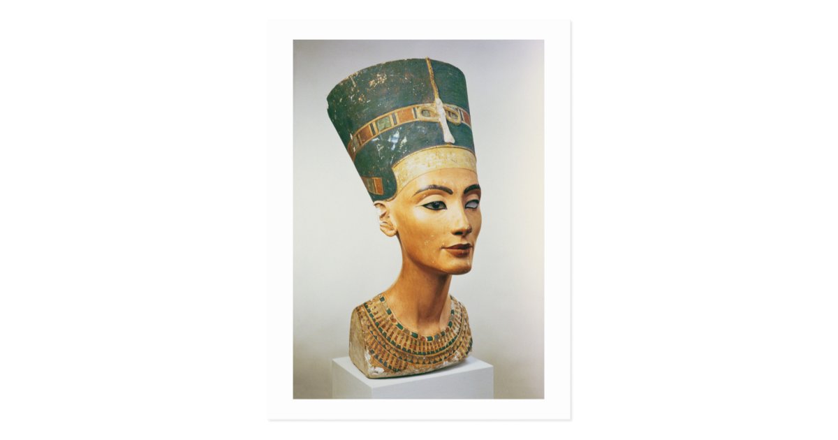 Bust of Queen Nefertiti, from the studio of the sc Postcard | Zazzle.com