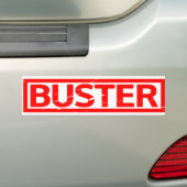 Buster Stamp Bumper Sticker | Zazzle