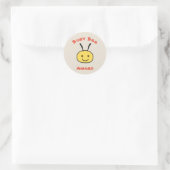 Busy Bee Award Classic Round Sticker | Zazzle