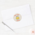 Busy Bee Award Classic Round Sticker | Zazzle