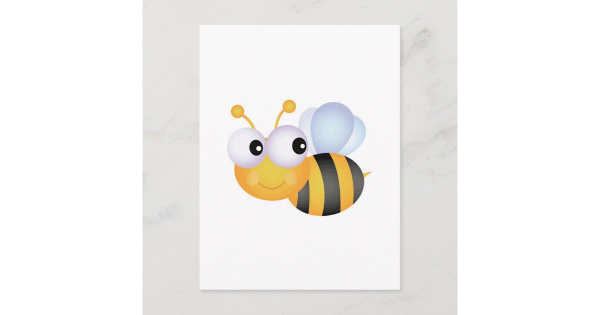 Busy Bee Postcard | Zazzle