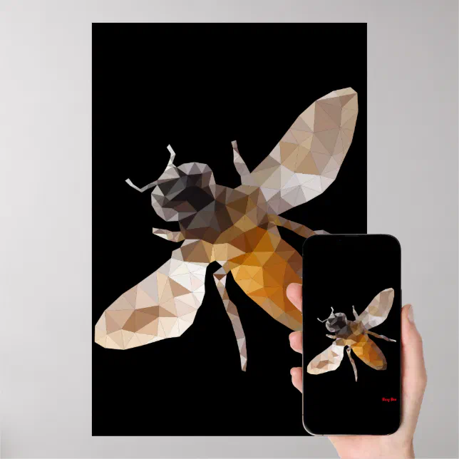 Busy Bee Poster | Zazzle