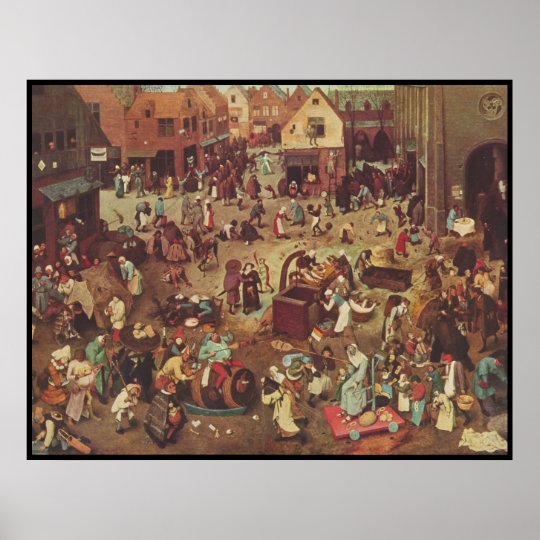 Busy town scene II Poster | Zazzle.com
