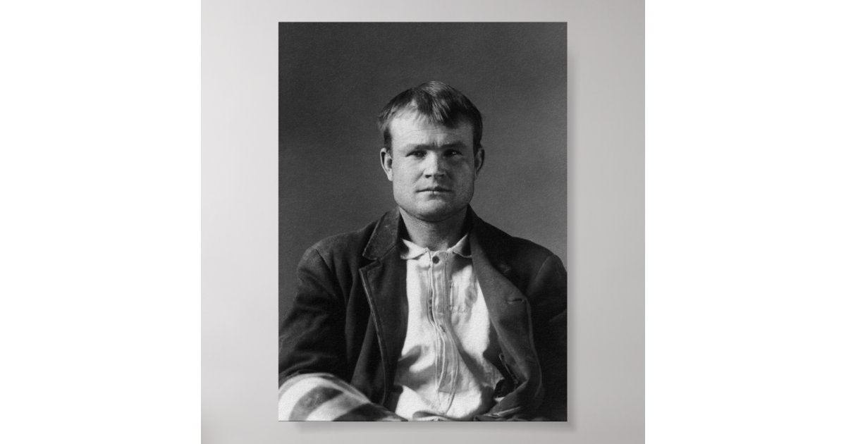 Butch Cassidy Mugshot Poster Zazzle