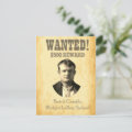 Butch Cassidy Wanted Wild West Outlaw Poster Postcard | Zazzle