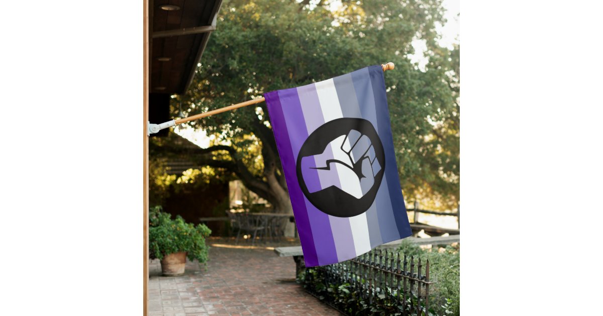 Butch Lesbian Protest House Flag | Zazzle