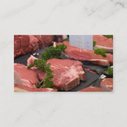 Butcher Business Card | Zazzle