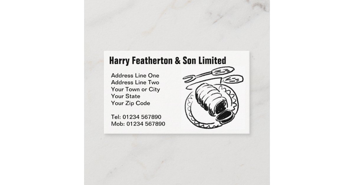 Butcher & Meat Supplier Business Card | Zazzle