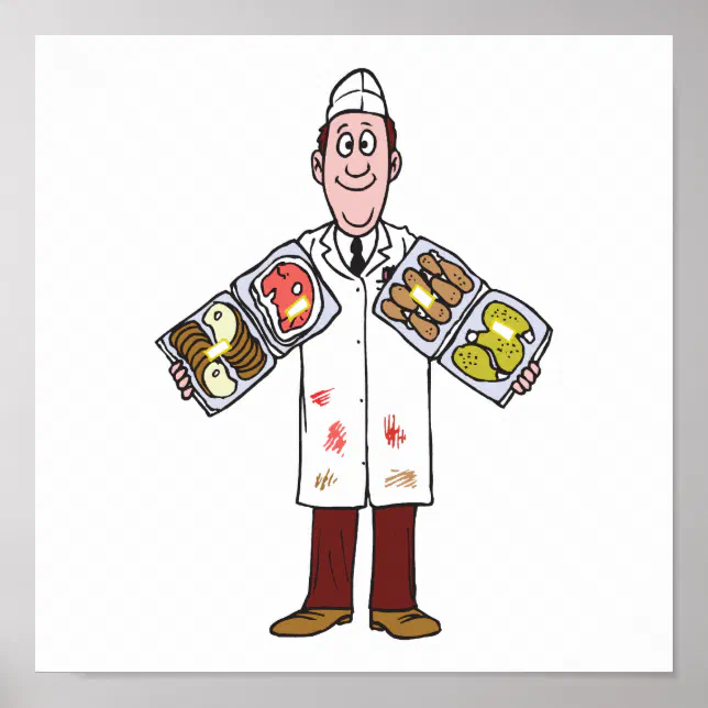 butcher poster | Zazzle