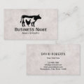 Butcher Shop Vintage Meats & Poultry Market Business Card | Zazzle