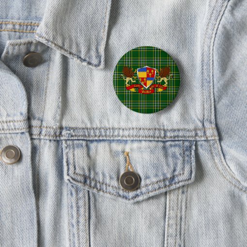Butler Irish Coat of Arms Buttons | Zazzle