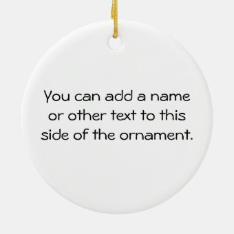 Butler Stick Figure Ceramic Ornament | Zazzle