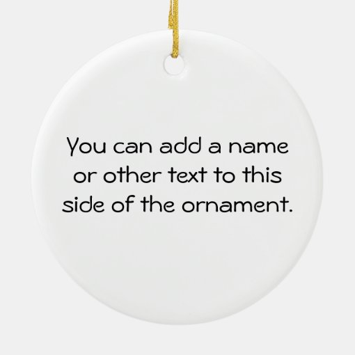 Butler Stick Figure Ceramic Ornament | Zazzle