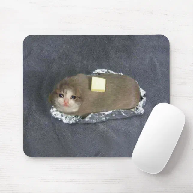 Butta Cat Mouse Pad | Zazzle