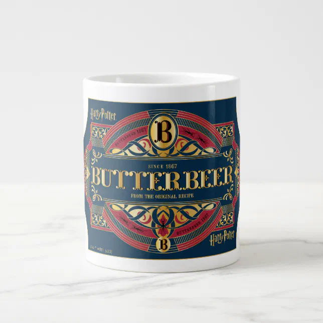 BUTTERBEER™ Horizontal Logo Giant Coffee Mug | Zazzle