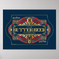 BUTTERBEER™ Horizontal Logo Poster | Zazzle