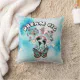 Butterflies and Mushrooms Dream Big positive inspo Throw Pillow | Zazzle