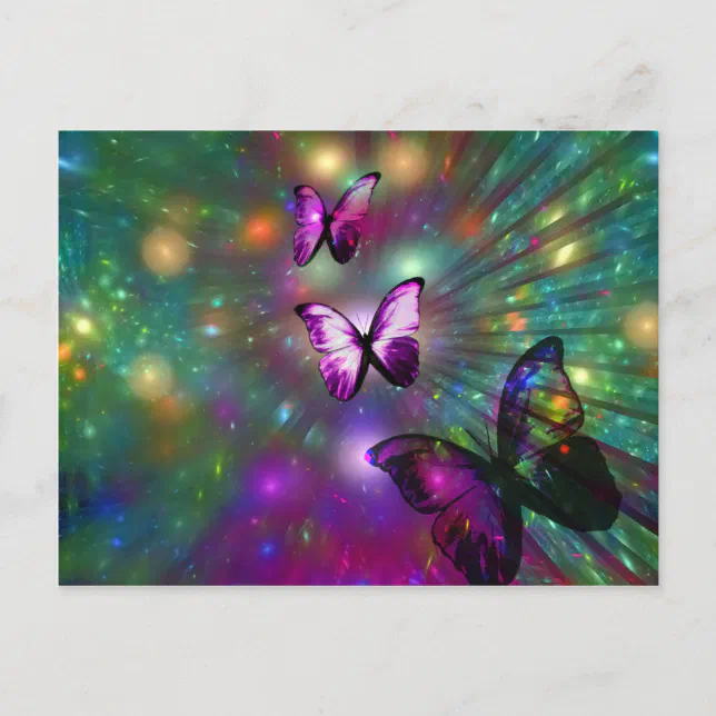 Butterflies Forever Postcard | Zazzle