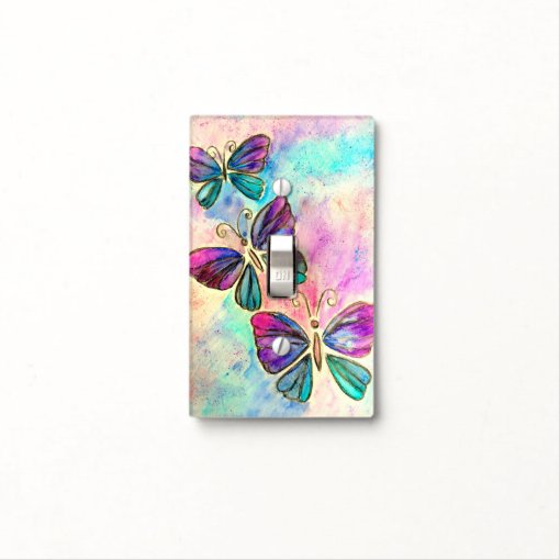 Butterflies Light Switch Cover | Zazzle