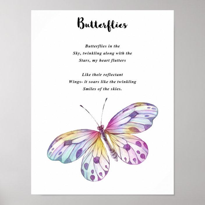 Butterflies Poster | Zazzle.com