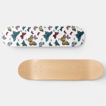 Butterflies Skateboard | Zazzle