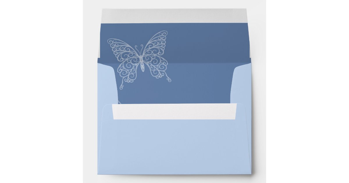 Butterfly 5 x7 Invitation Envelope | Zazzle