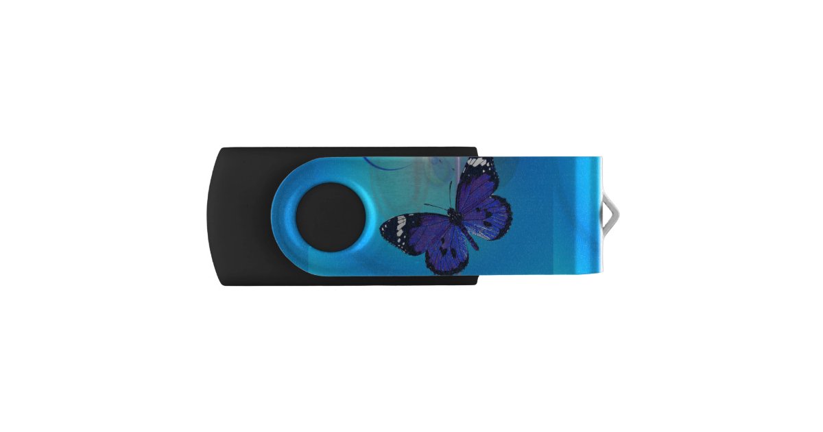 Butterfly Art Customizable USB Swivel Flash Drive | Zazzle