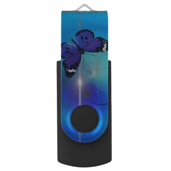 Butterfly Art Customizable USB Swivel Flash Drive | Zazzle